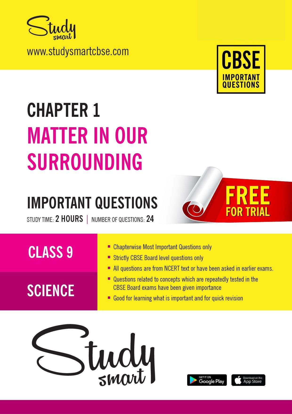 Class 9th Science Chapter 1 - Matter in our Surrounding Most Important ...